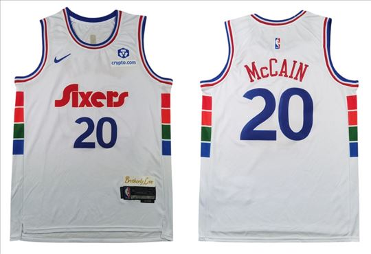 Jared McCain - Philadelphia 76ers NBA dres #4