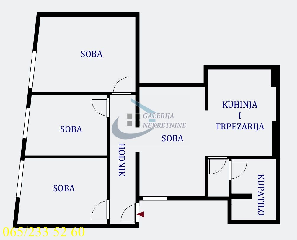 Voždovac Autokomanda Mitropolita Stratimirovića 71m2