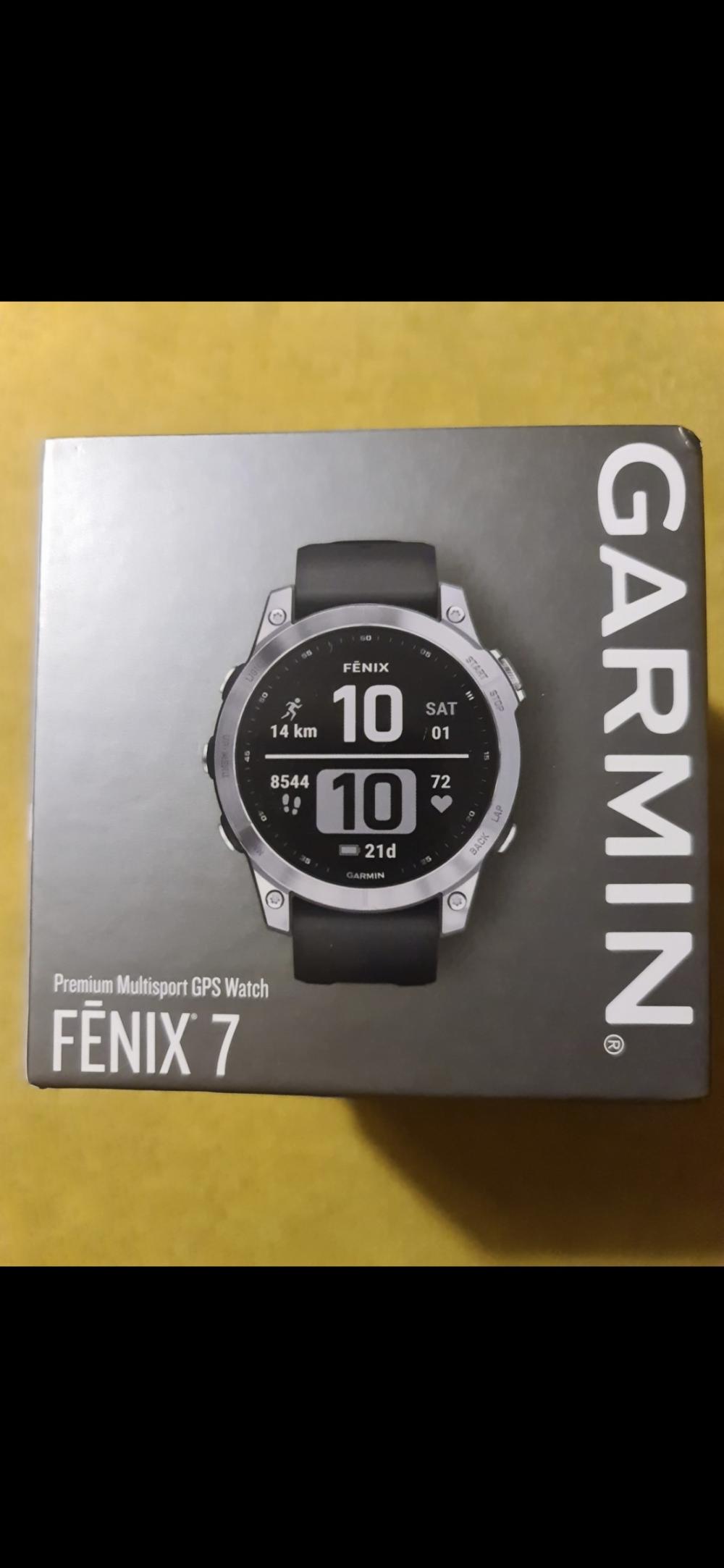 Garmin FENIX 7 Silver Graphite 47mm NOV