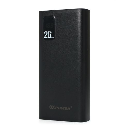 Power bank prenosiva baterija Oxpower P20 20000 mAh crna