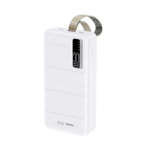 Power bank prenosiva baterija Remax Noah Series RPP-506 PD QC 20W 22.5W 30000mAh bela