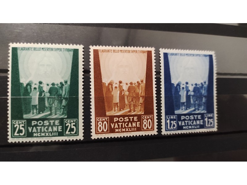 VATIKAN 1942 KOMPLET MNH