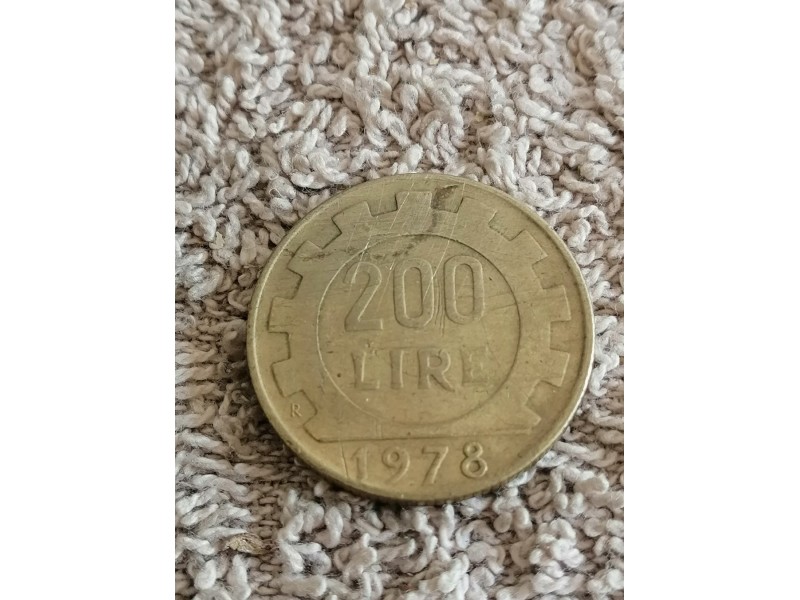 200 LIRA 1978.ITALIJA