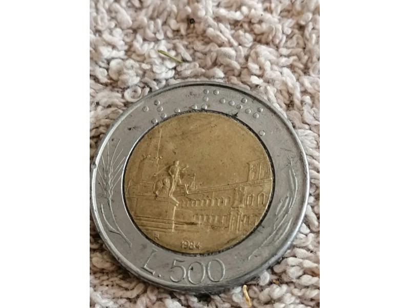 500 LIRA 1984. ITALIJA