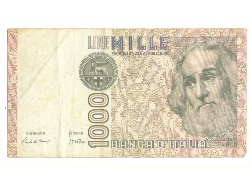 ITALIJA 1000 lire 1982