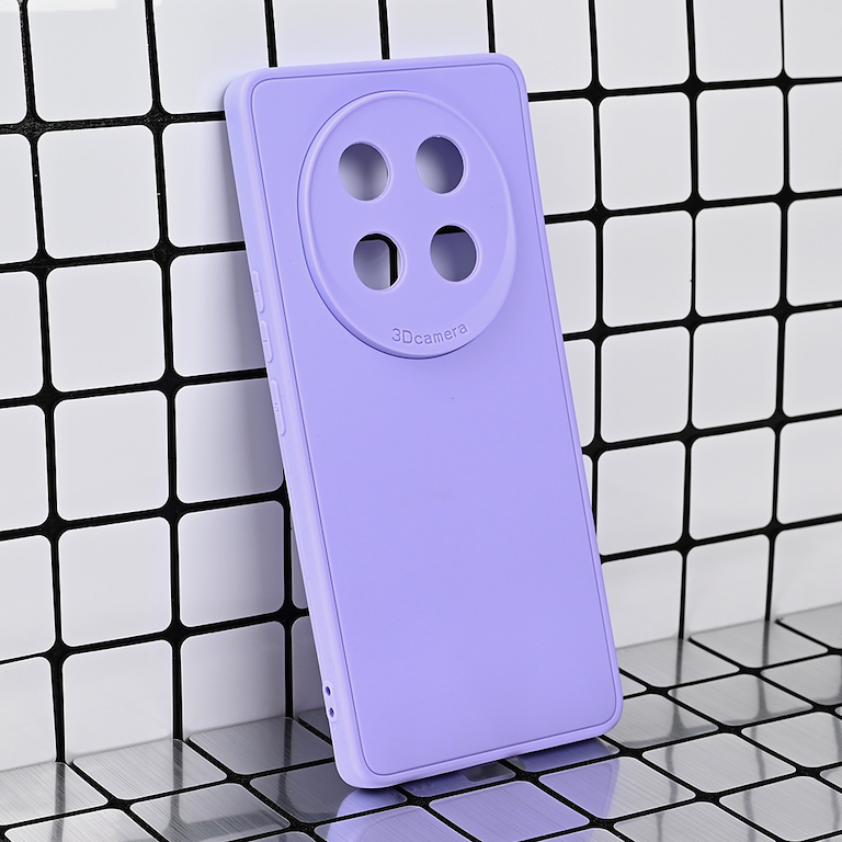 Maska(futrola) 3D Camera za Honor Magic 7 Lite/Honor X9c ljubicasta