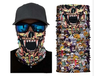 Bandana Marama Skull Kostur Sal Potkapa Maska Model 16