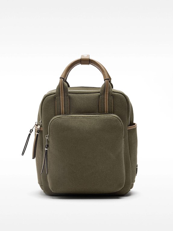 Basic canvas backpack