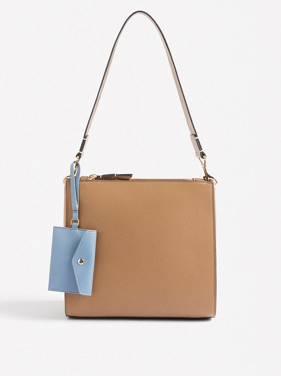 Shoulder bag with hanging