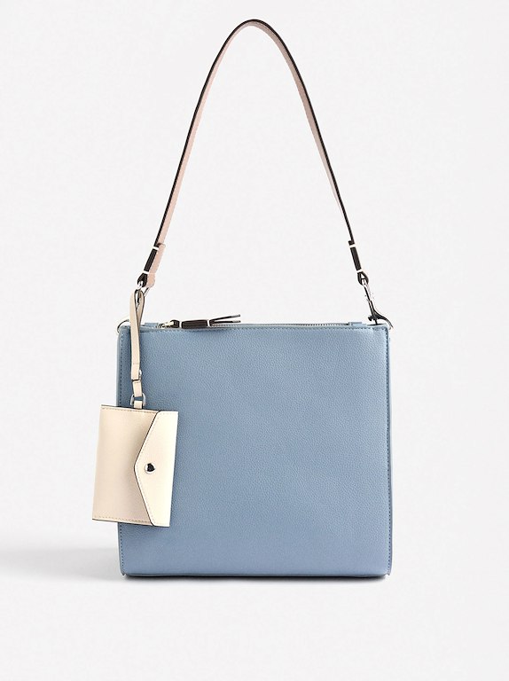 Shoulder bag with hanging