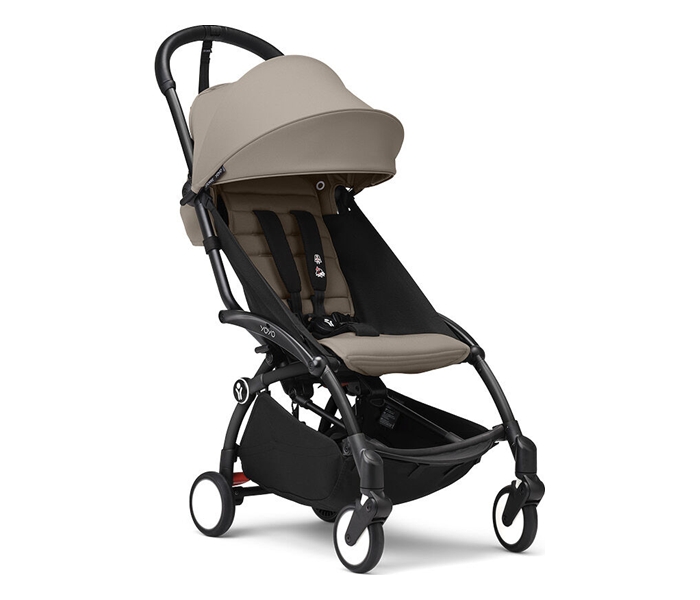 STOKKE® YOYO³ KOLICA BLACK - TAUPE 6m+