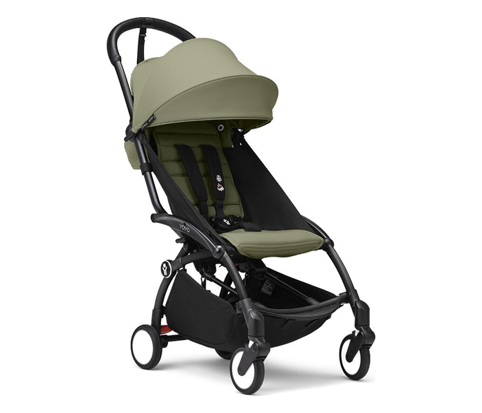 STOKKE® YOYO³ KOLICA BLACK - OLIVE 6m+