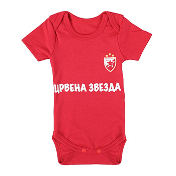 Bodi za bebe Crvena zvezda - crveni