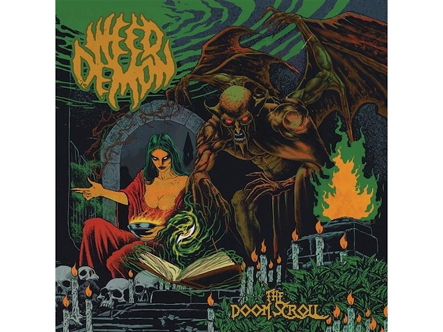 Weed Demon ‎– The Doom Scroll  Splatter Vinyl