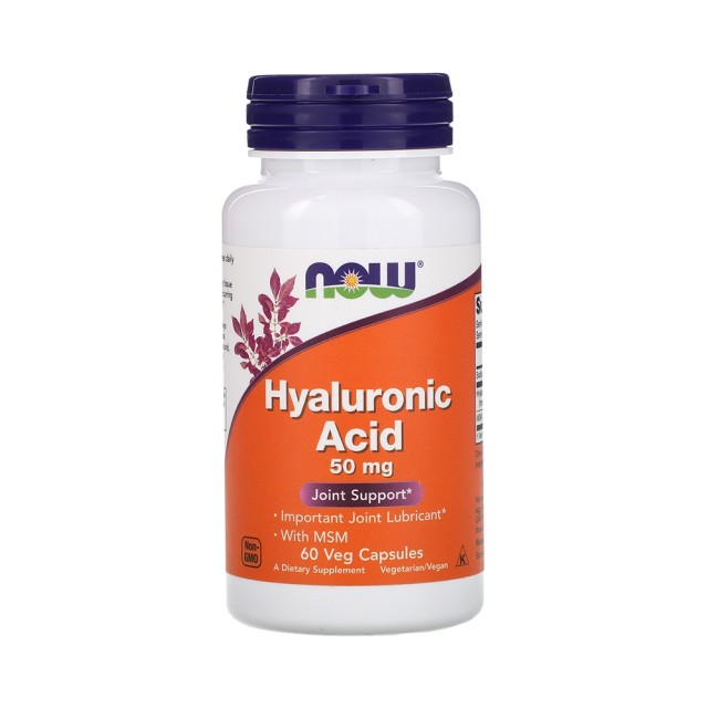 NOW HYALURONIC ACID 50MG 60 KAPSULA