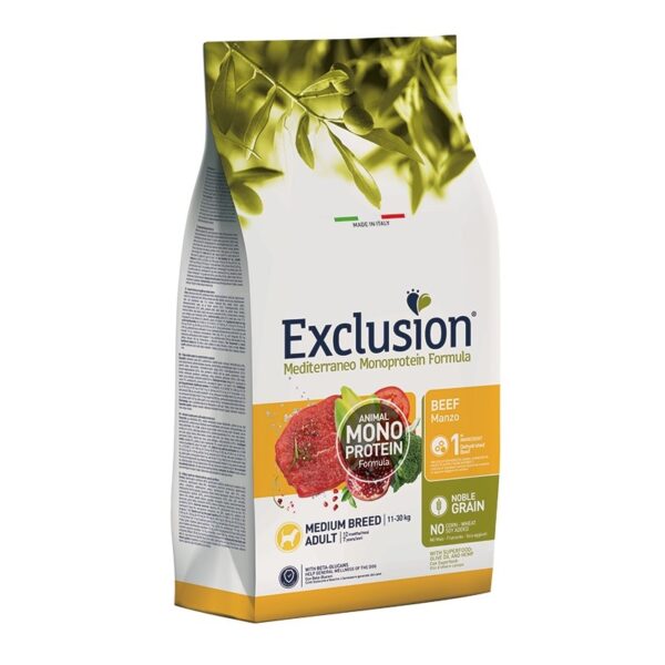 Exclusion Adult Beef Medium Breed – 12 kg