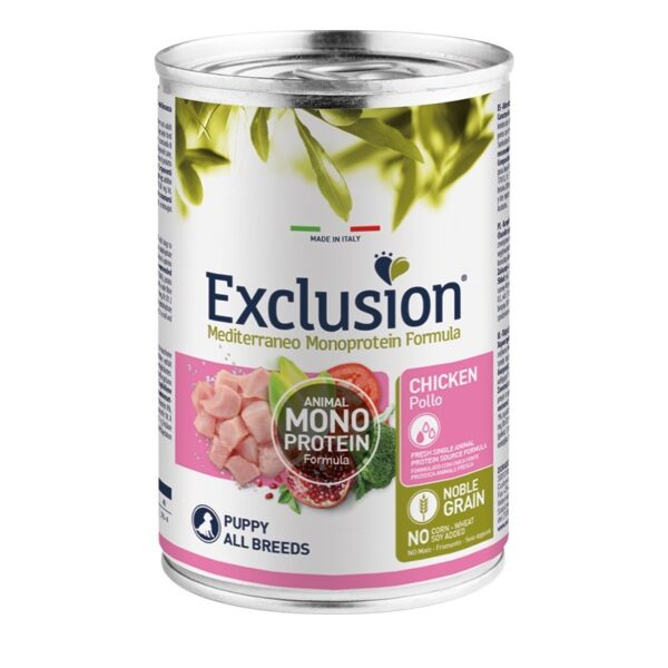 Exclusion Puppy Chicken – 6×400 g