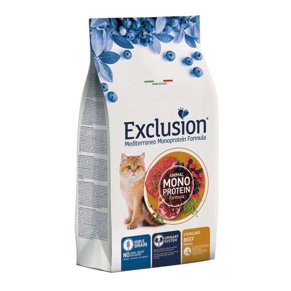 Exclusion Adult Sterilized Cat Beef – 12 kg