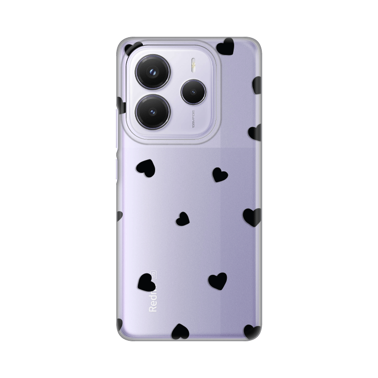 TORBICA SILIKONSKA PRINT SKIN ZA XIAOMI REDMI NOTE 14 5G HEARTS