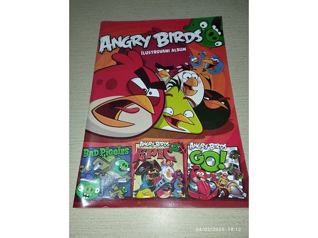 Album za sličice - Angry Birds (Ilustrovani album)