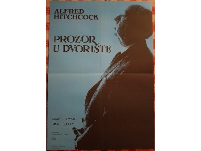 plakat PROZOR U DVORIŠTE (Alfred Hitchcock)