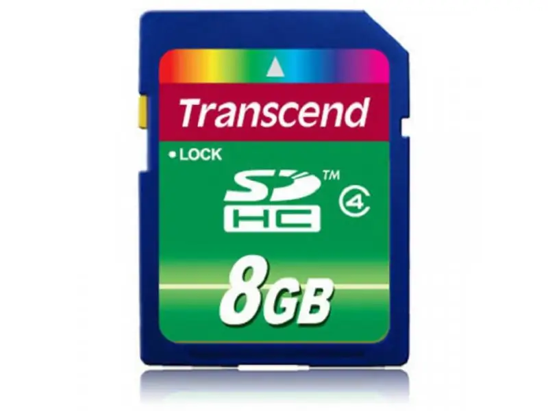 TRANSCEND SECURE DIGITAL, 8 GB, KLASA 4 (TS8GSDHC4)