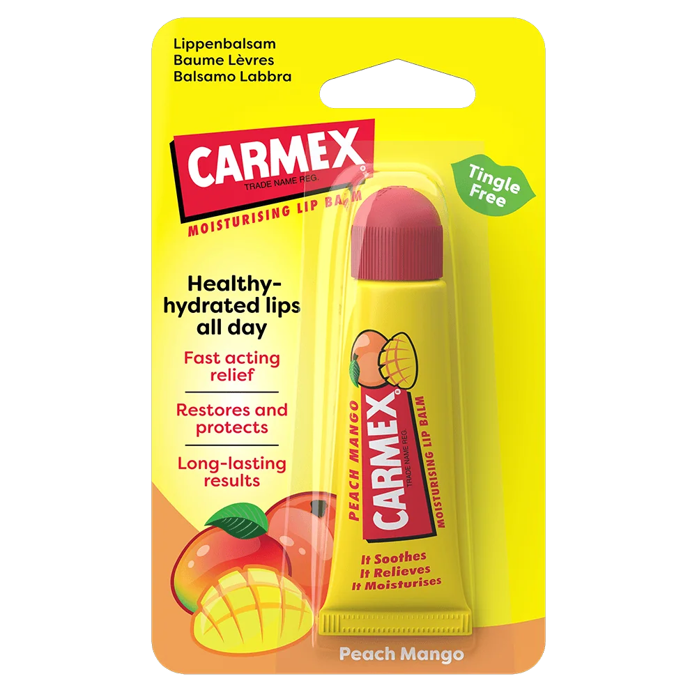 Carmex Peach Mango Balzam za usne u tubi 10 g