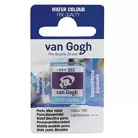 TALENS Van Gogh Water Colour Pan - Akvarel boja u panu PERMANENTNO PLAVO LJUBIČASTA 2x13g 687568