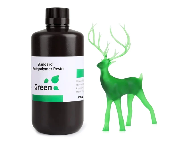 Elegoo Standard Resin Clear Green smola za 3D štampač 1kg