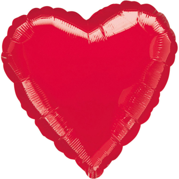 2964709
9″ Foil Heart Red