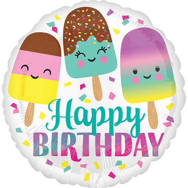 3962201
18″ Foil Happy Ice Cream Birthday