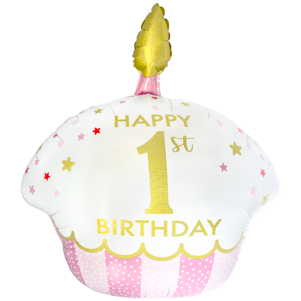 9916495
Large Shape 1st Birthday Cupcake Girl