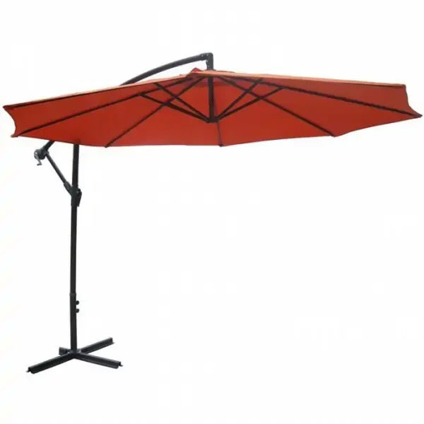 LP Baštenski suncobran 3m sa zglobom Parasol crveni 24-SA0115C