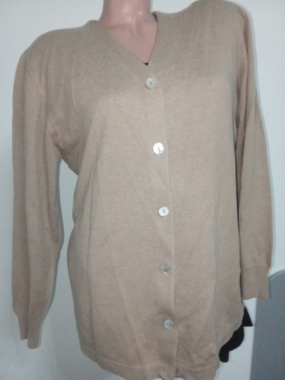 ❤️VALDA❤️KREM VUNEN KARDIGAN XL/XXL