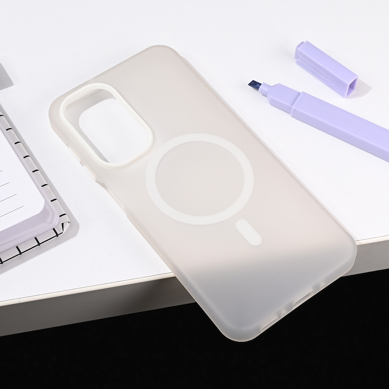 Zastitna maska (futrola) Magsafe Pastel - Samsung A266B Galaxyg A26 5G bela