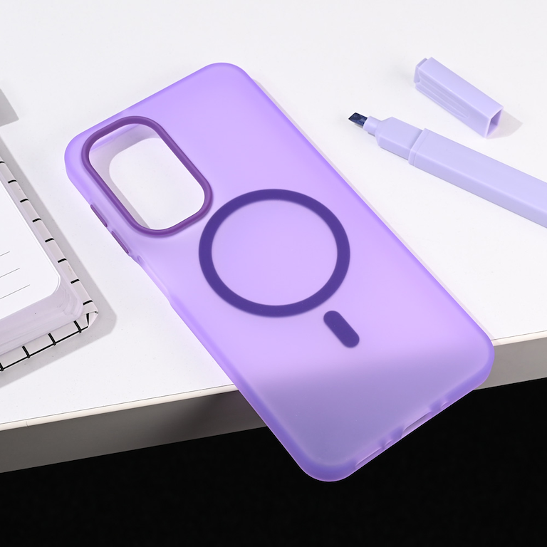 Zastitna maska (futrola) Magsafe Pastel - Samsung A266B Galaxyg A26 5G ljubicasta