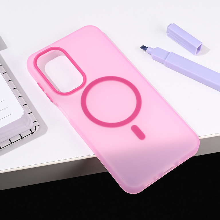 Zastitna maska (futrola) Magsafe Pastel - Samsung A266B Galaxyg A26 5G roze