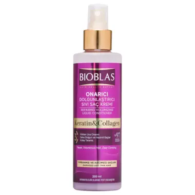 BIOBLAS Balzam u spreju za volumen kose - kolagen i keratin
