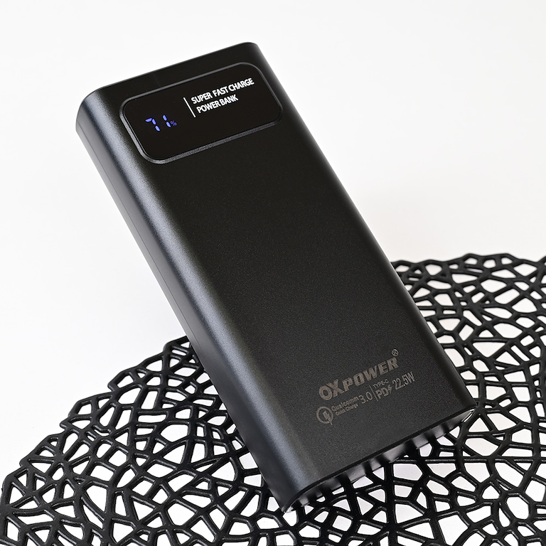 Univerzalna Back Up Baterija prenosiva baterija Oxpower PD21 20000mAh crna