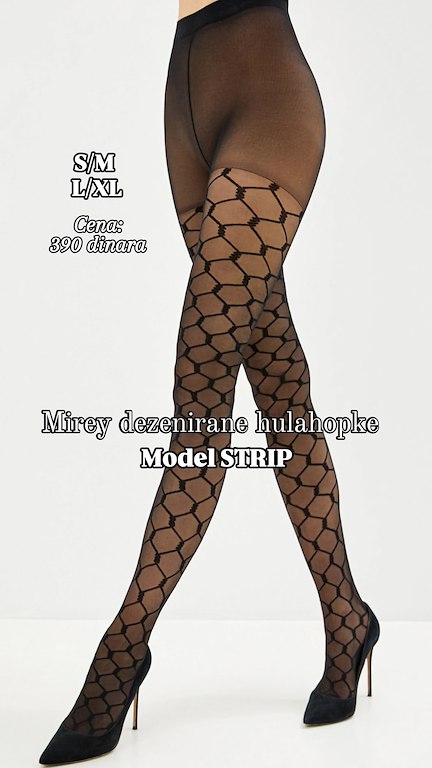 Mirey dezenirane hulahopke, model STRIP