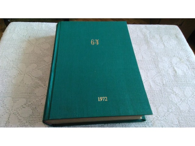 SAHOVSKI BILTEN 64,,ZA 1972,,,UKORICENO