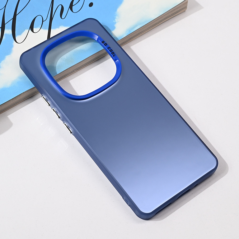 Zastitna maska (futrola) providna - Xiaomi Redmi Note 14 Pro 5G plava