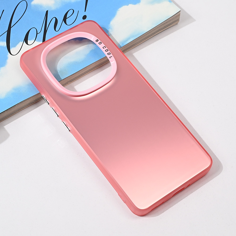 Zastitna maska (futrola) providna - Xiaomi Redmi Note 14 Pro Plus 5G roze