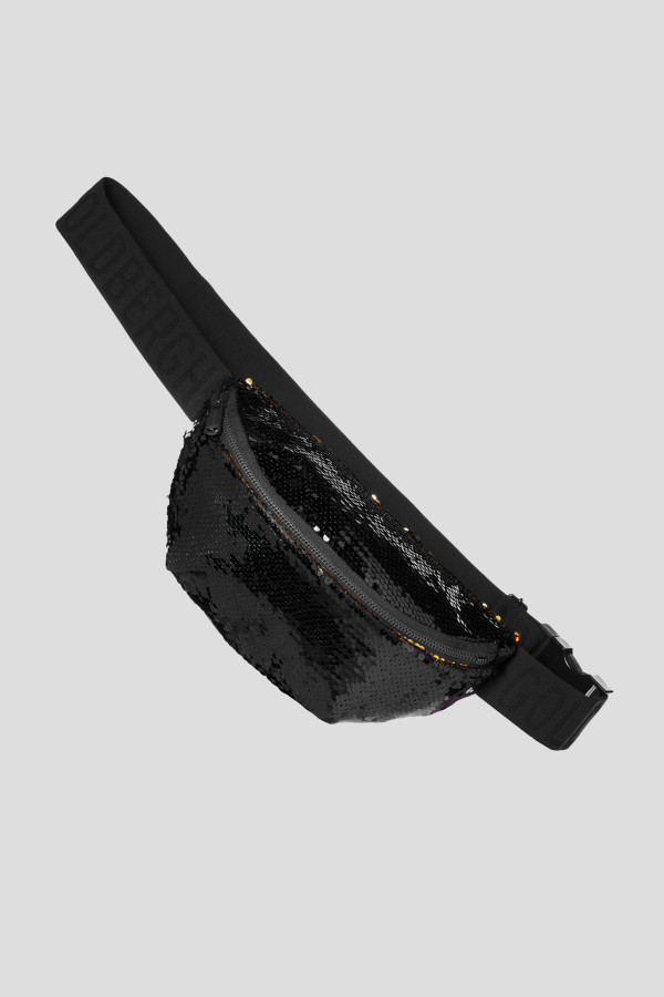 GOLDBERGH TORBA OKO STRUKA GLITTER FANNY PACK GB60607243 CRNA 9000