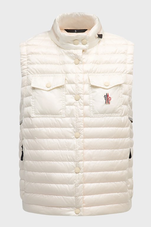 MONCLER ŽENSKI PRSLUK GUMIANE VEST 1A00014-539YL BELA