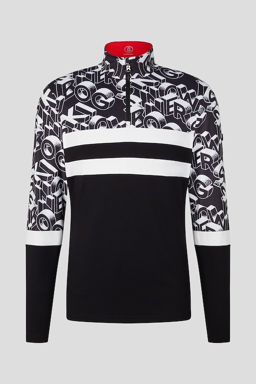 BOGNER MUŠKA SKI MAJICA PACO 5117 5953 CRNA