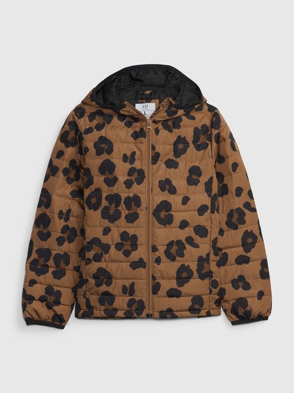 GAP CHILDREN'S LIGHT JACKET LEOPARD - GIRLS