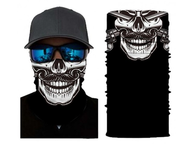 Skull Kostur Bandana Marama Sal Potkapa Maska Model 17