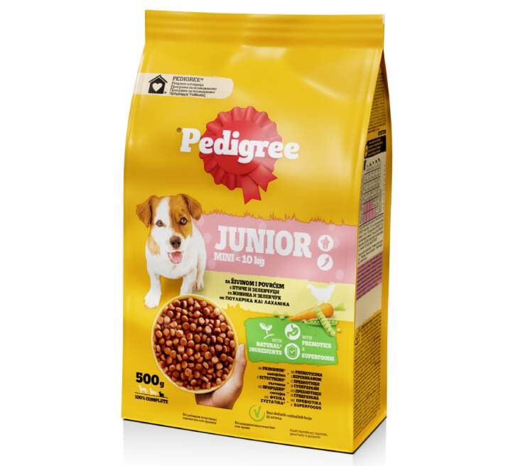 Pedigree Briketi za štence malih rasa piletina i pirinač 500 g