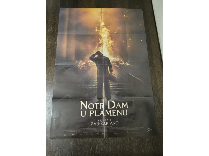 Bioskopski MEGA Plakat - Notr Dam u Plamenu -